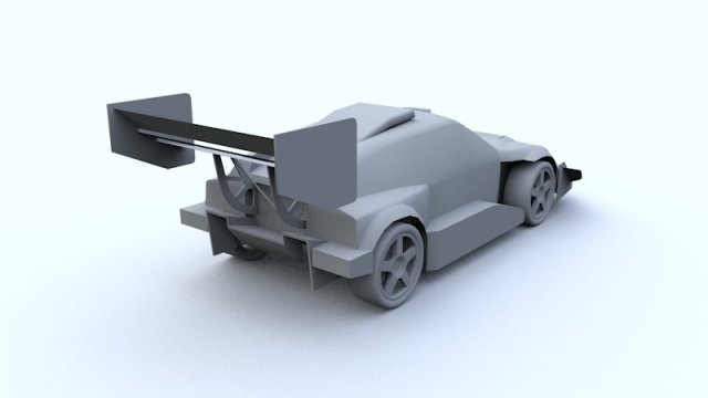 low poly suzuki escudo pikes peak trial car 3D Model in Racing 3DExport