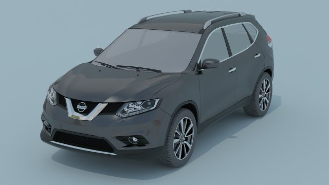 nissan x-trail 2016 3D Model in SUV 3DExport
