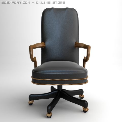 office armchair 3D Model in Chair 3DExport