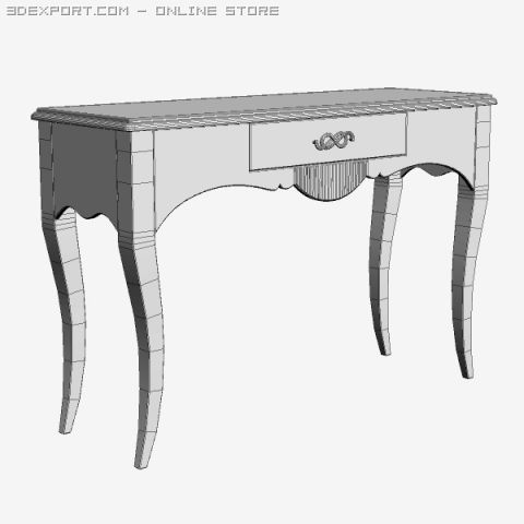 console table 3D Model in Table 3DExport