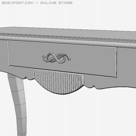 console table 3D Model in Table 3DExport