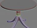 Elegant Classical Style Table 3D Model in Table 3DExport