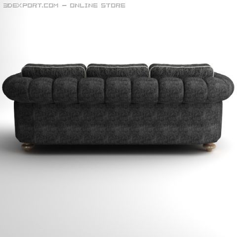 divan 3D Model in Sofa 3DExport