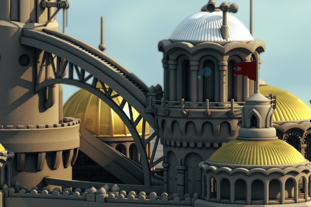 castle island Modelo 3D in Edificios 3DExport