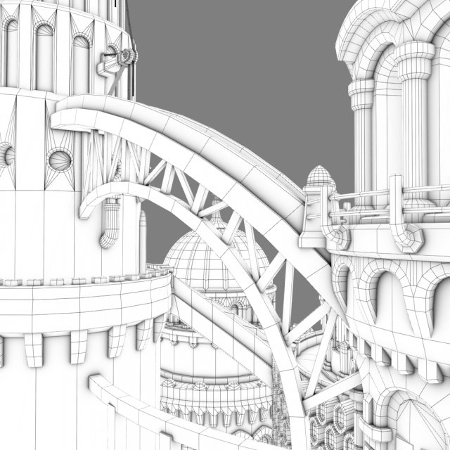 castle island Modelo 3D in Edificios 3DExport