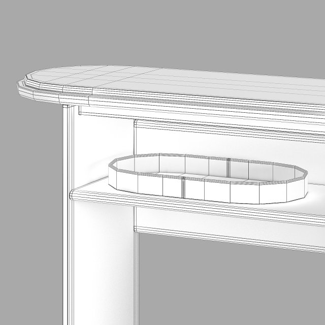 Gallotti and radice sensei console 3D Model in Table 3DExport