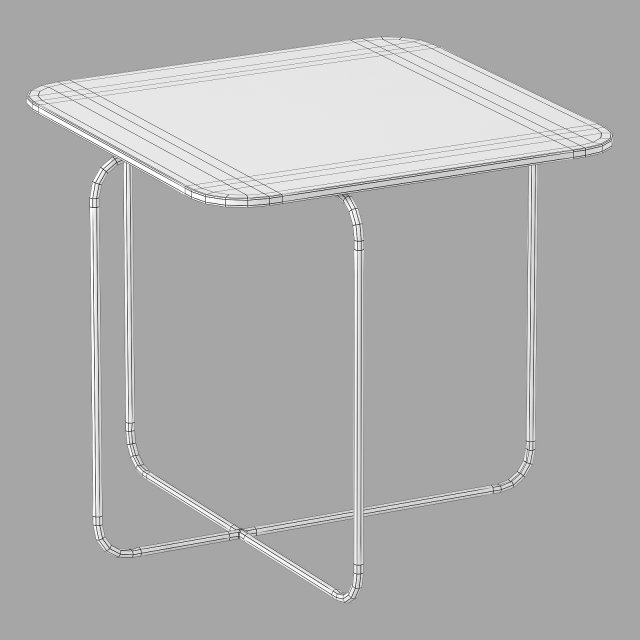 Roche bobois mileto cocktail table 3D Model in Table 3DExport