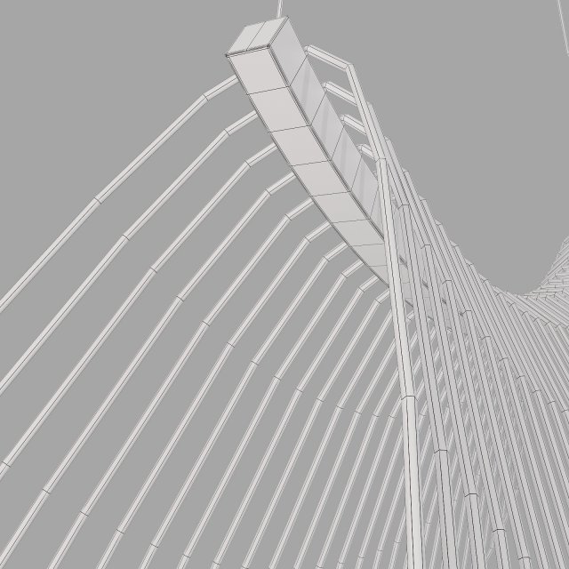 Roche bobois parabola suspension 3D Model in Ceiling Lights 3DExport