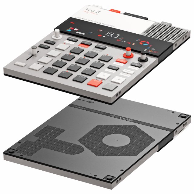 Teenage engineering EP-133 KO II 3D Model in Audio 3DExport