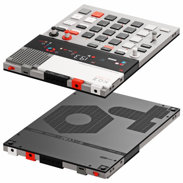 Teenage engineering EP-133 KO II 3D Model in Audio 3DExport