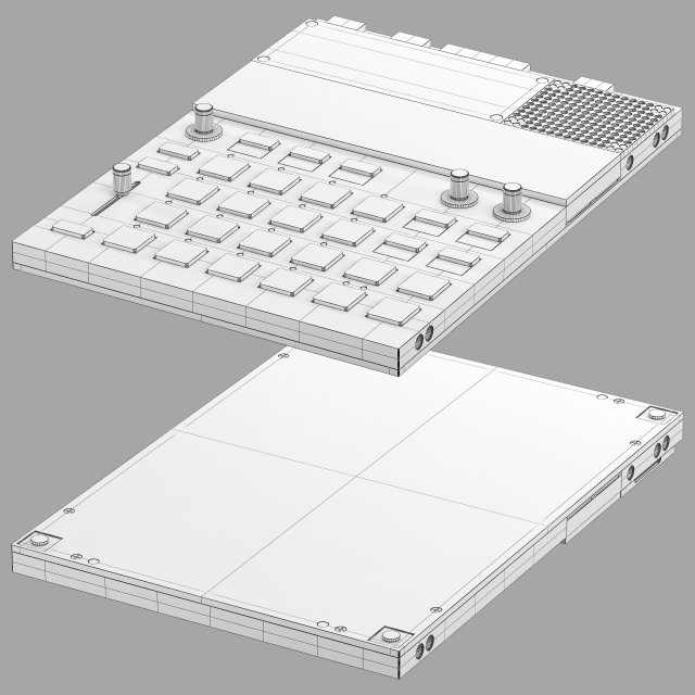 Teenage engineering EP-133 KO II 3D Model in Audio 3DExport