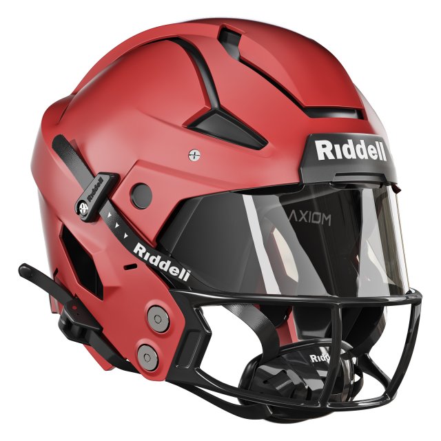 Riddell axiom helmet 3D Model in Sports Equipment 3DExport