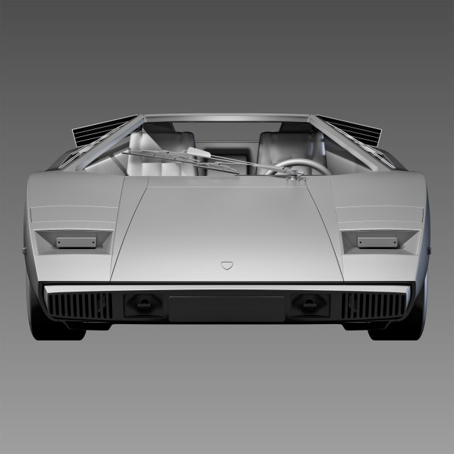 Countach LP400 3D Model in Sport Cars 3DExport