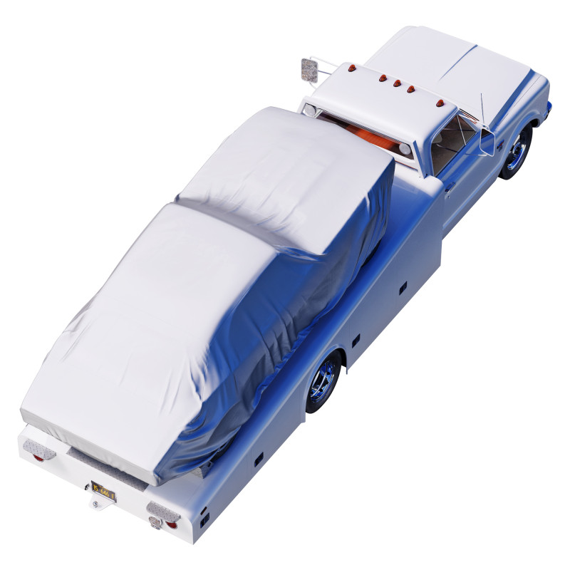 Chevrolet C30 1967 ramp truck 3D Model in SUV 3DExport