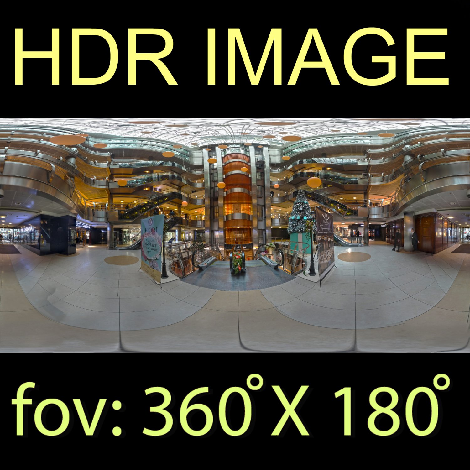 Interior Shopping hall HDR 3D Model in HDRI 3DExport