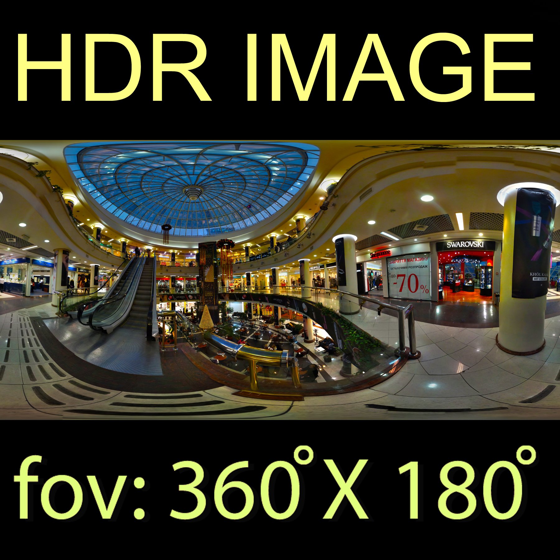 texture interior shopping mall 3D Assets in HDRI 3DExport