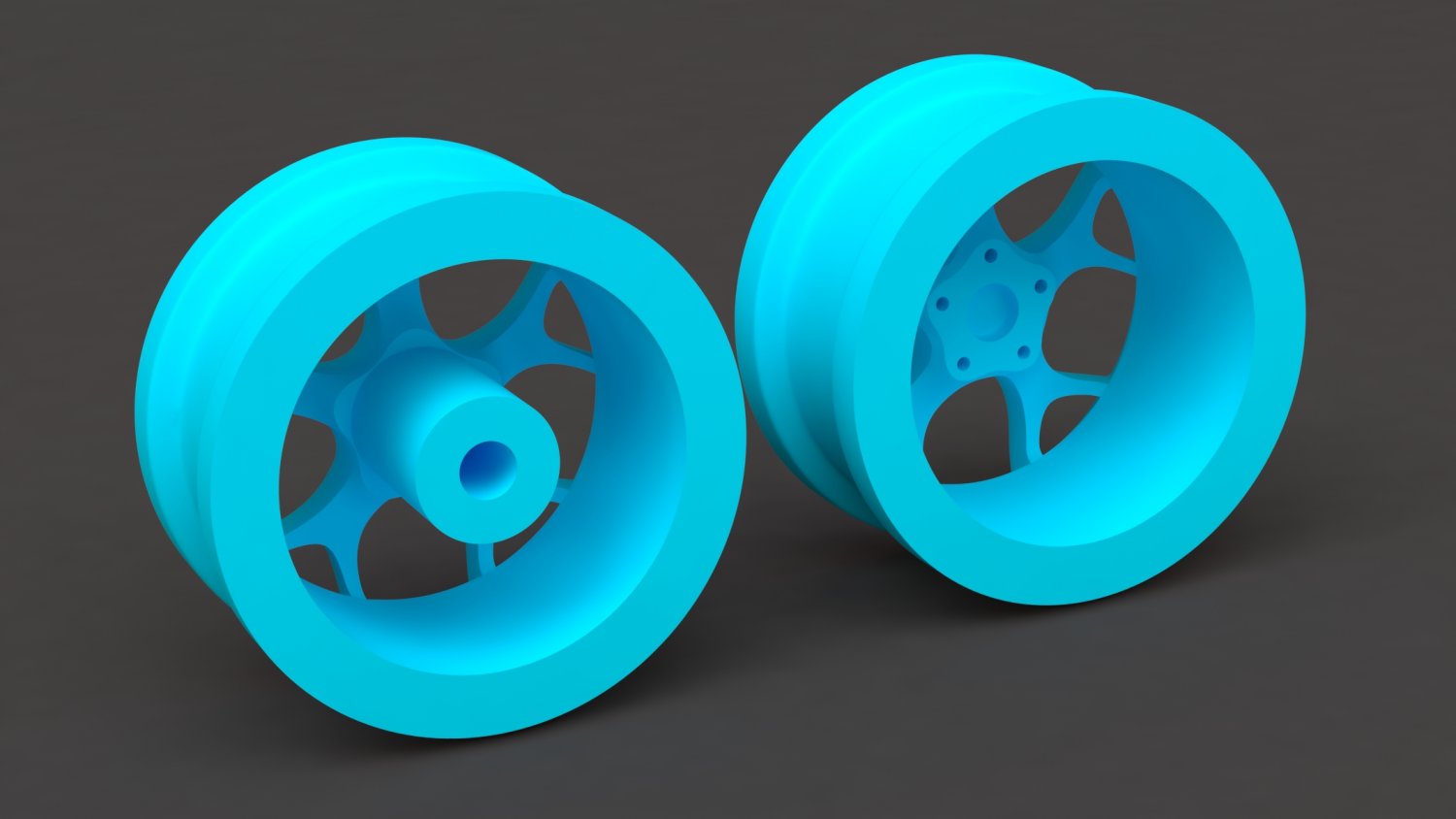 TSW Venom printable rim two versions 3D Print Model in Automotive 3DExport