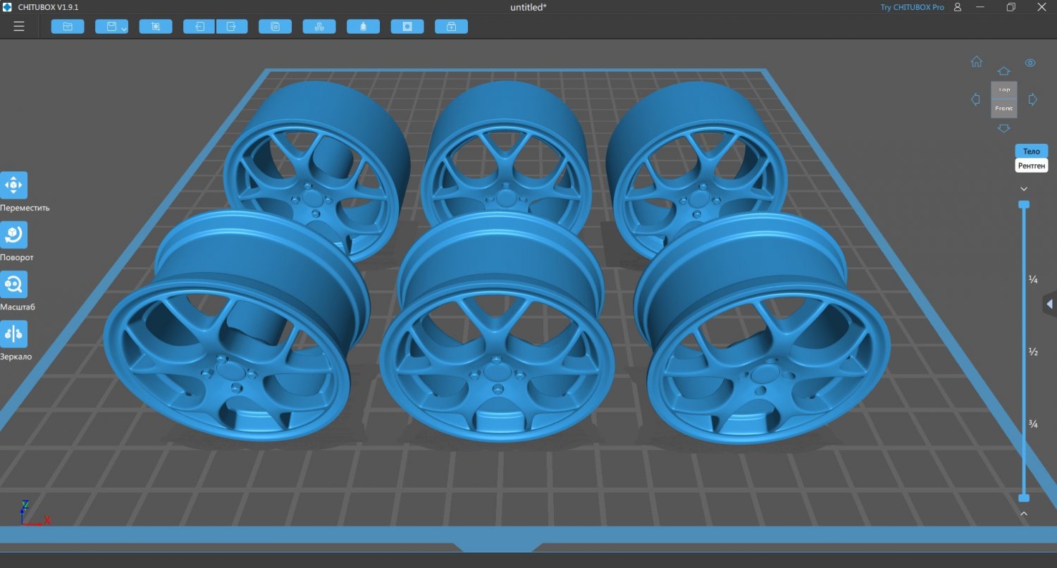 TSW Venom printable rim two versions 3D Print Model in Automotive 3DExport