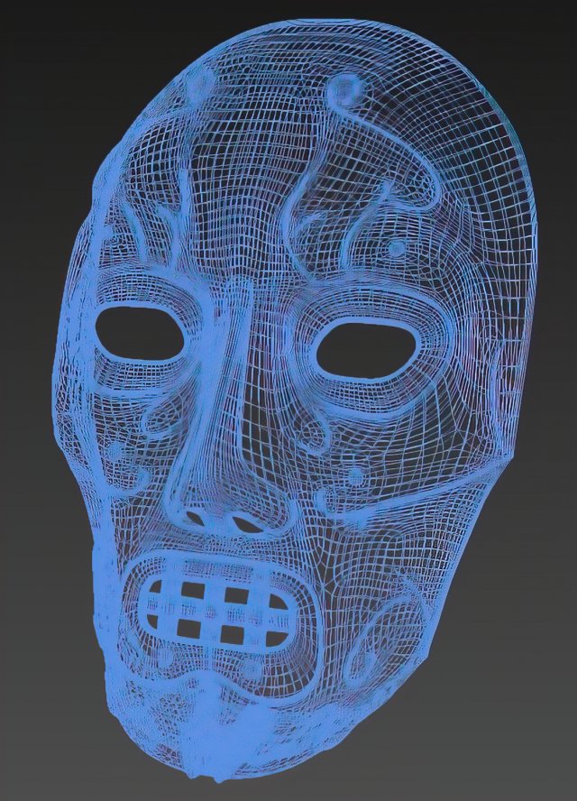 Doom Mask 01 Printable 3D Print Model in Other 3DExport