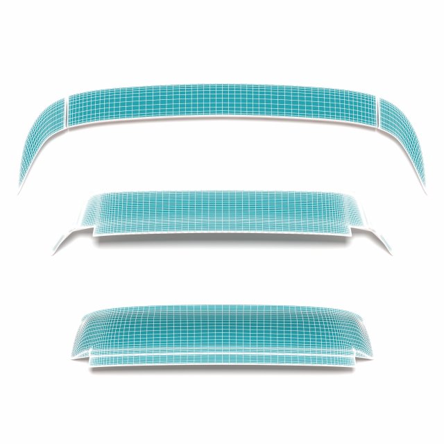 Civic EG6 Rear Spoilers kit Modelo de impresión 3D in Automotor 3DExport