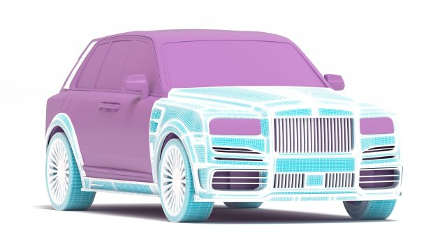 Cullinan Mansory Kit 3D Print Model in Automotive 3DExport