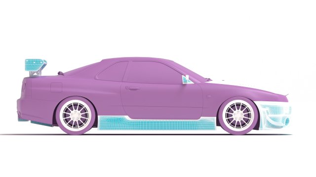 Nissan R34 N1 Super Taikyu Kit 3D Print Model in Automotive 3DExport