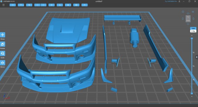 Nissan R34 N1 Super Taikyu Kit 3D Print Model in Automotive 3DExport