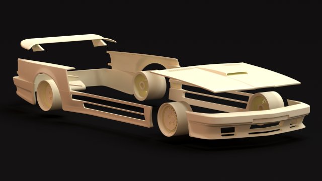 Gemballa M635 CSI Body Kit 3D Print Model in Automotive 3DExport