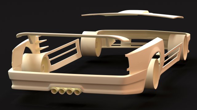 Gemballa M635 CSI Body Kit 3D Print Model in Automotive 3DExport
