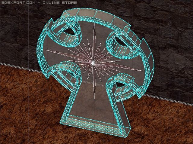 cross round 3D Models in Other 3DExport