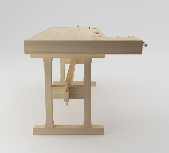 carpentry bench 3D Model in Masa 3DExport