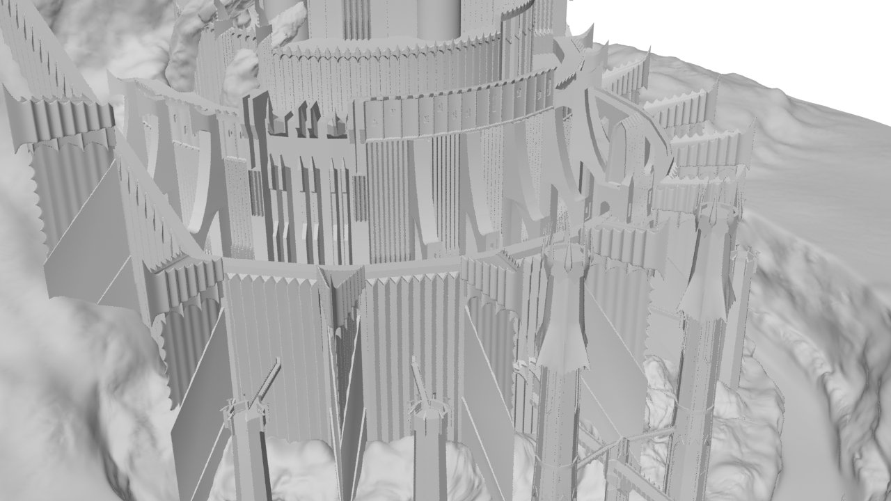 Dark tower 3D Model in Fantasy 3DExport