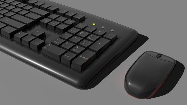 keyboard mouse 3D Model in Computer 3DExport