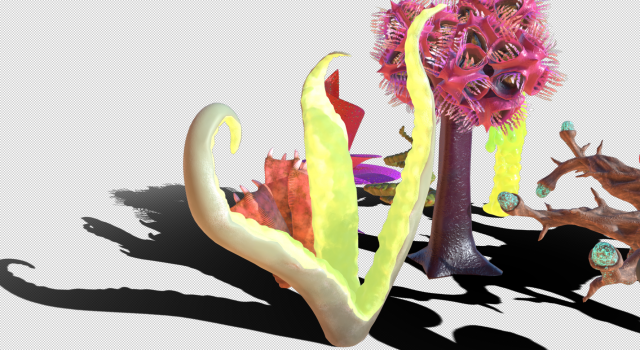 alien plants vol 2 3D Model in Small Plants 3DExport