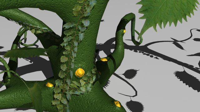 vine monster plant 3D Model in Monster 3DExport