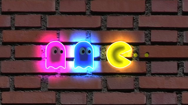 Neon sign collection 2 3D Model in Wall lights 3DExport