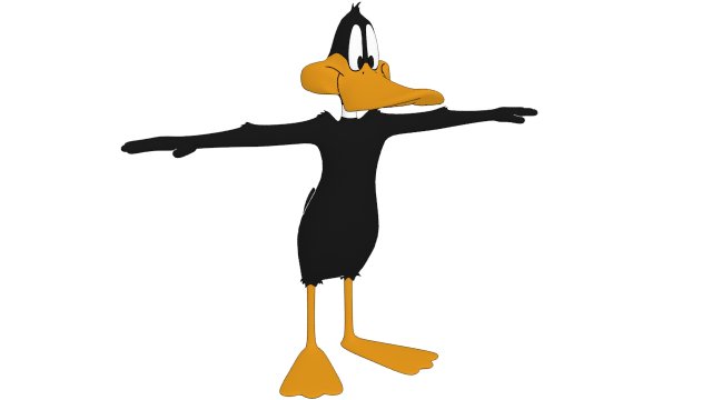 daffy duck 3D Model in Cartoon 3DExport
