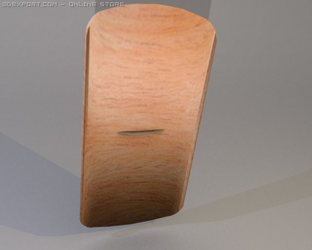 Roman Legionnaire Shield 3D Model in Shield 3DExport