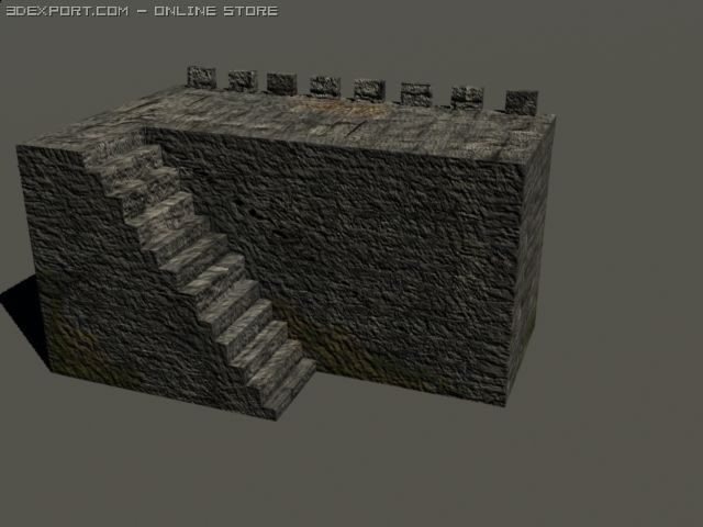 fort small model pack 3D Models in Architectural Exteriors 3DExport