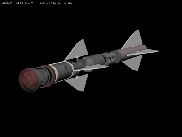 seeker missile 3D Model in Projectiles 3DExport