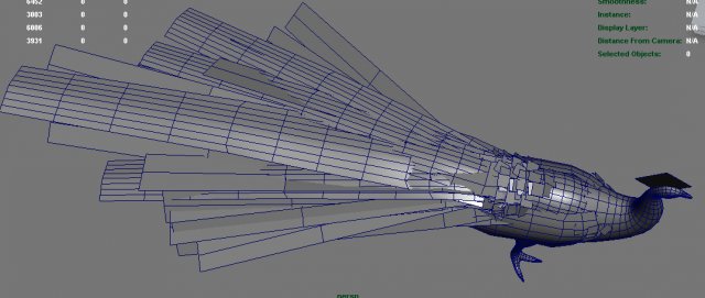 indian peafowl 3D Model in Bird 3DExport