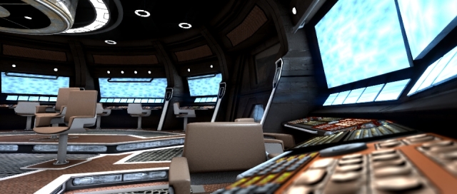 starship bridge command center 3D Model in Fantasy Spacecraft 3DExport