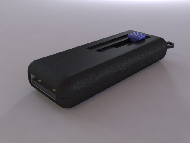 usb flash 3D Model in Computer 3DExport