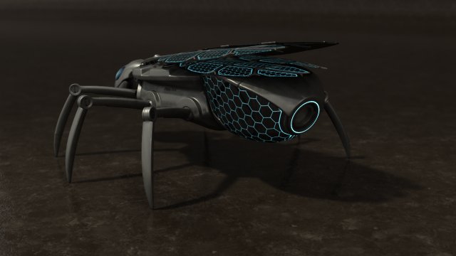 robot fly 3D Model in Robot 3DExport