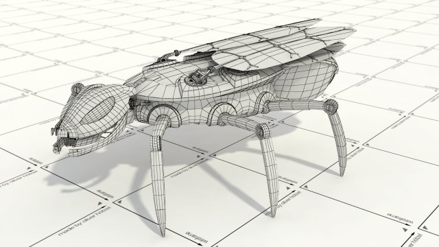 robot fly 3D Model in Robot 3DExport