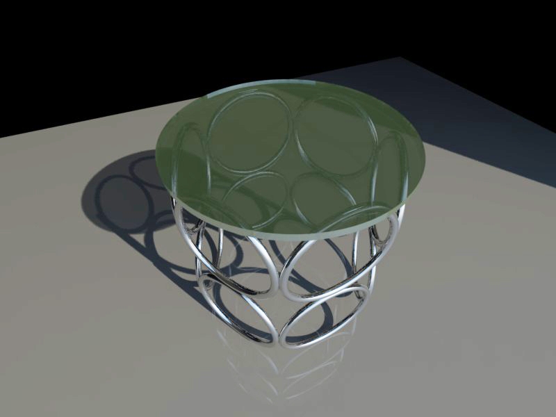 small table 1 3D Model in Architectural Interiors 3DExport