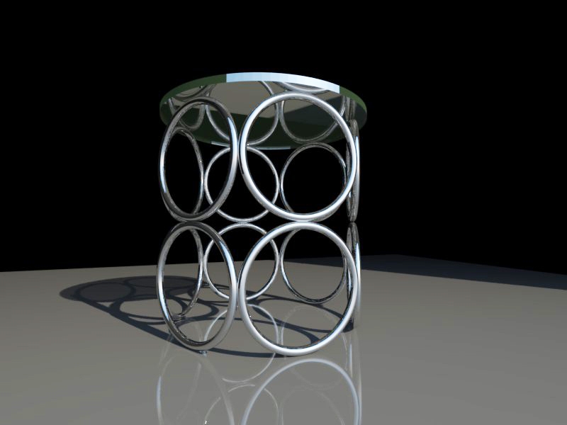 small table 1 3D Model in Architectural Interiors 3DExport