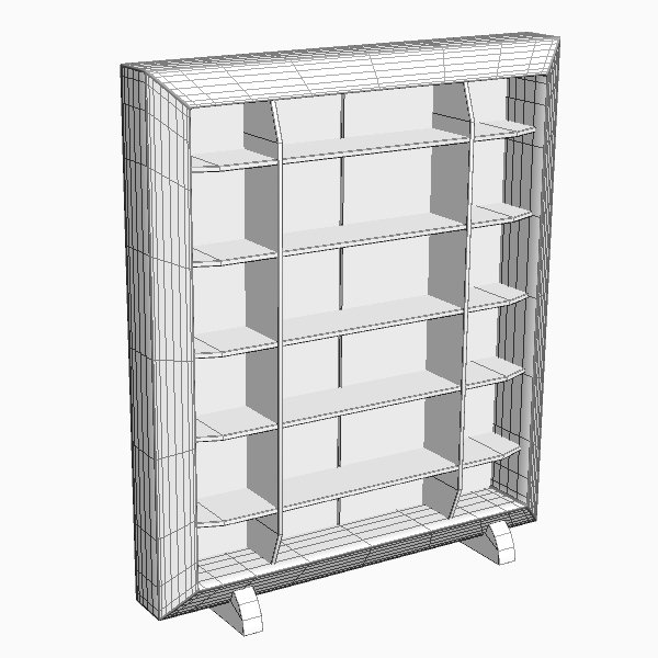 display case cabinet 3D Models in Shelving 3DExport