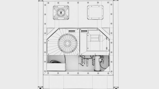 40ft MSC Container Reefer CARRIER 3D Model in Transport 3DExport