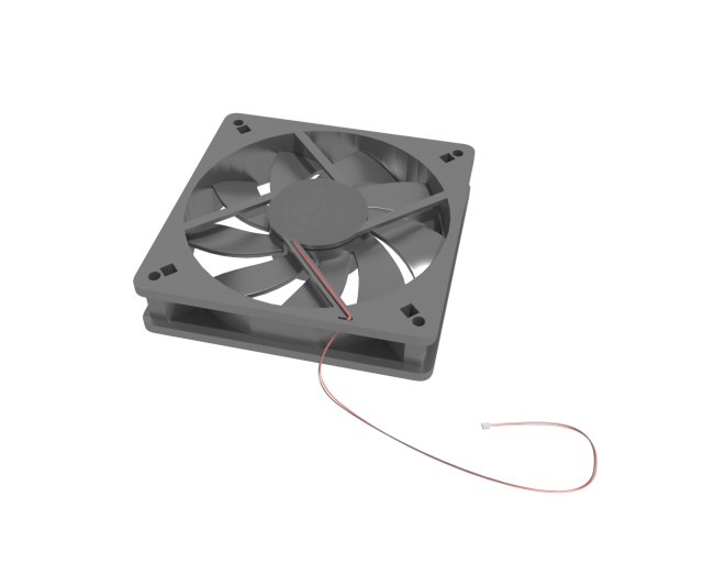 the computer case fan 3D Model in Computer 3DExport